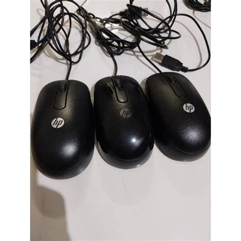 เมาส์ยี่ห้อ Microsoft Hp Logitech Usb สายยาว 1 8 ม คละรุ่นมือสองของ
