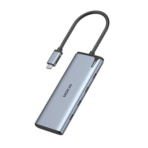 Mokin Mst Hub Streamlined Displayport Connectivity