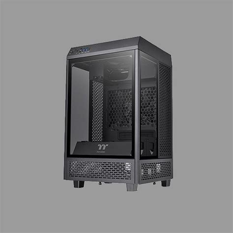 Thermaltake The Tower 100 Black Mini Itx Chassis J1tek Pc