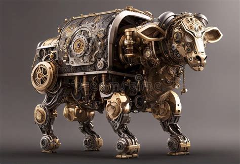 Steampunk Sheep Robot Stock Image Image Of Industrial 297902821
