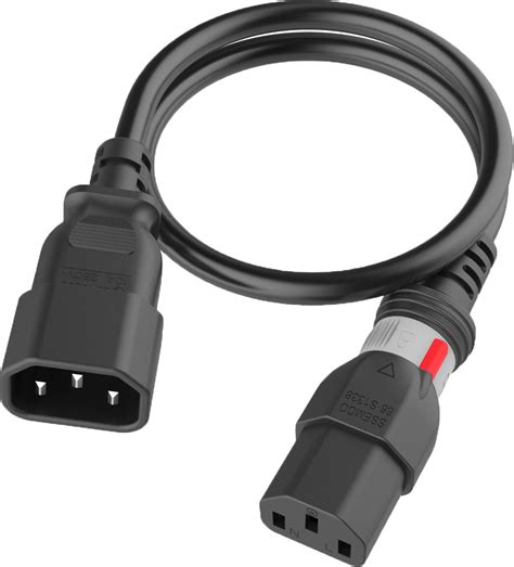 S Lock ® C14 C13 Power Cord