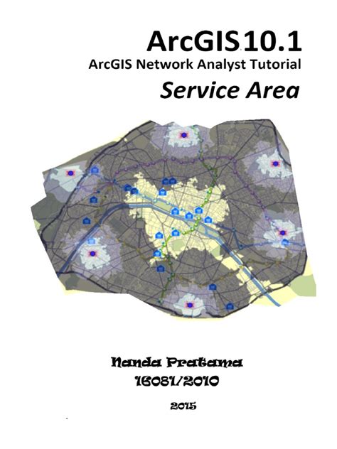 arcgis service area arcgis network analyst tutorial nanda pratama
