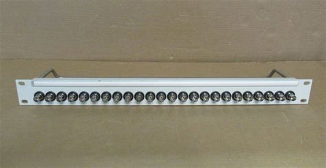24 Port Fully Loaded Bnc Patch Panel 19 1u