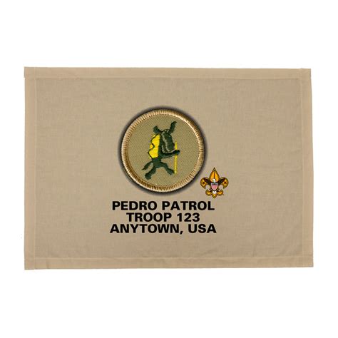 Pedro Patrol Patch Scout Patrol Flag