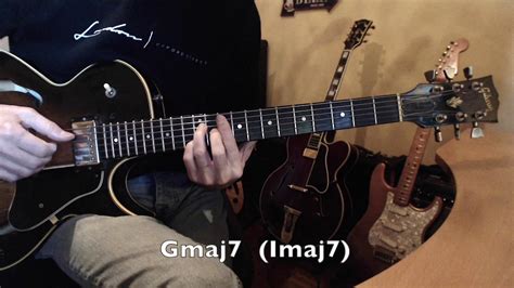 Jazz Guitar Diminished Passing Chords Chord Connection Youtube