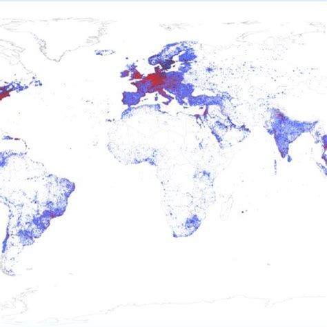 Internet Coverage Heat Map In 2014 [2] Download Scientific Diagram