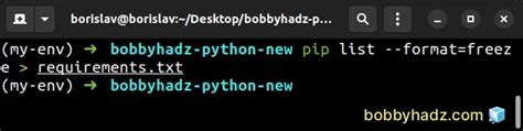How To Create And Install Conda Requirements Txt Bobbyhadz