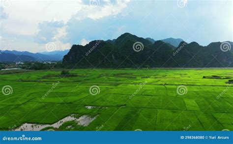 Mountains Landscape Or Drone In Nature Ecology Or Outdoor With Field