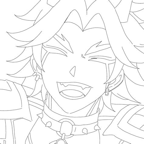 Arataki Itto Drawing Genshin Impact Amino