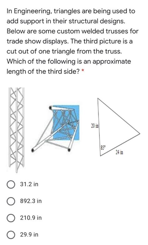 In Engineering Triangles Are Being Used To Add Support In Their Structural Designs Below Are In Engineering Triangles Are Being Used To Add Support In Their Structural Designs Below Are