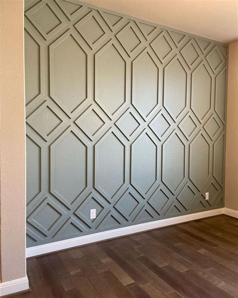 Custom Wall Design With Grey Accent Wall For A Luxurious Home