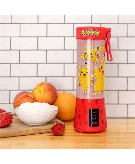 Uncanny Brands Pokemon Pikachu Usb Rechargeable Portable Blender Macys
