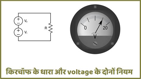 किरचॉफ के धारा और Voltage के नियम व इसके अनुप्रयोग