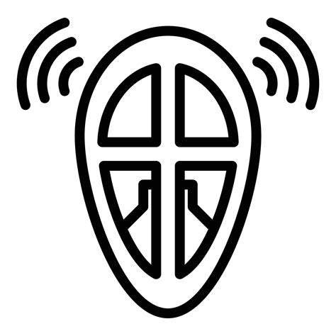 Safe Smart Car Key Icon Outline Style 15901462 Vector Art At Vecteezy