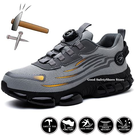 Luftkissen Arbeit Turnschuhe M Nner Sport Sicherheits Schuhe Frauen