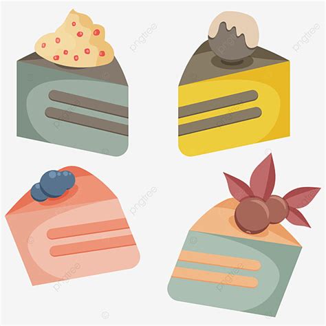 과일 크림과 얼음 조각 케이크의 집합입니다 과자 요소 스티커 크림 같은 그룹 Png 일러스트 및 벡터 에 대한 무료 다운로드 Pngtree