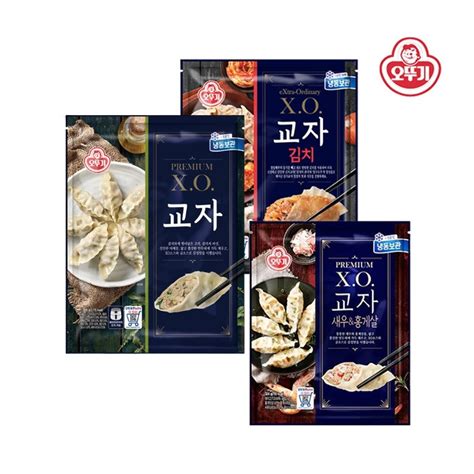오뚜기 프리미엄 Xo만두 교자 3종 택1 4봉세트 김치 새우and홍게살 고기 교차선택가능 티몬