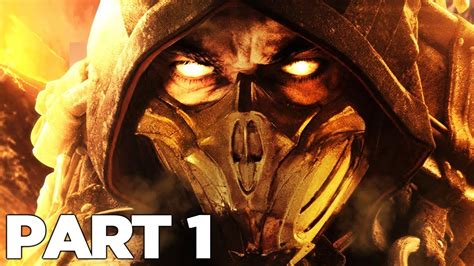 Mortal Kombat 11 Story Mode Walkthrough Gameplay Part 1 Intro Mk11