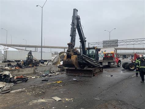 Man In Life Threatening Condition After Transport Truck Crash On Hwy