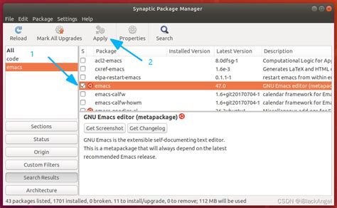 Ubuntu 软件包管理利器 新立得 Synaptic Csdn博客
