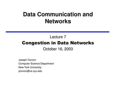 Ppt Data Communication And Networks Powerpoint Presentation Free