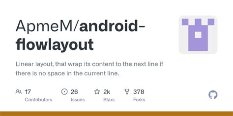 Github Apmem Android Flowlayout Linear Layout That Wrap Its Content