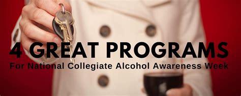 4 Great Programs For National Collegiate Alcohol Awareness Week Neon