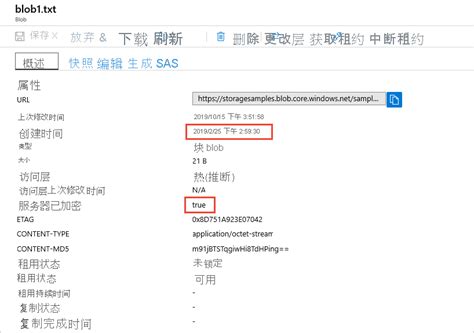 检查 Blob 的加密状态 Azure Storage Microsoft Learn