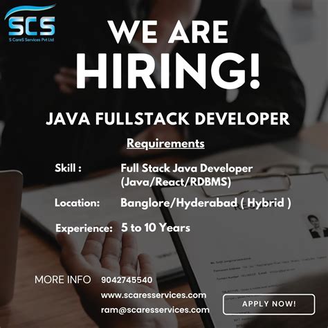 S Cares Services Pvt Ltd On Linkedin Javafullstackdeveloper