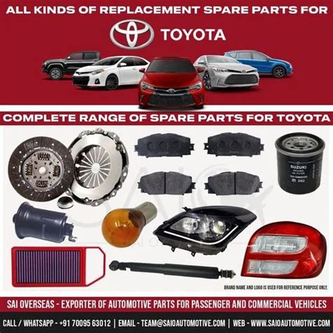 High Quality Toyota Oem Aftermarket Parts For Reliable Performance