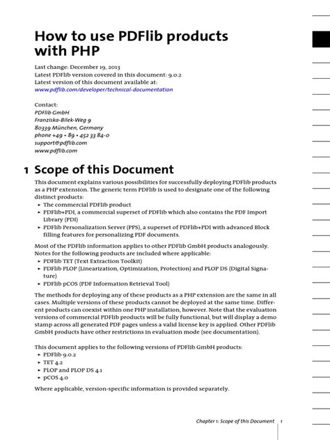 Pdflib In Php Howto Pdf Php Ibm System I