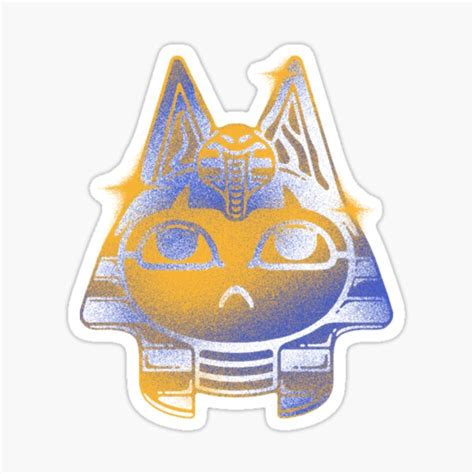 Mask Of Ankha Sticker For Sale By Maduabuchim Redbubble