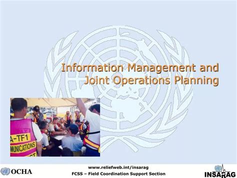 Ppt Information Management And Joint Operations Planning Powerpoint