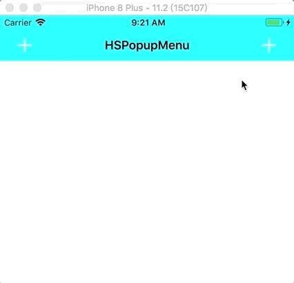 GitHub Zyphs HSPopupMenu A Popup Dropdown Menu