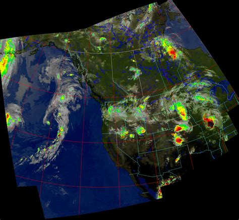 Noaa Apt Evening Composite Ramateursatellites