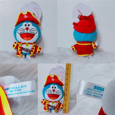 Captain Doraemon Plush Charm Mascot Size Hobbies And Toys Toys