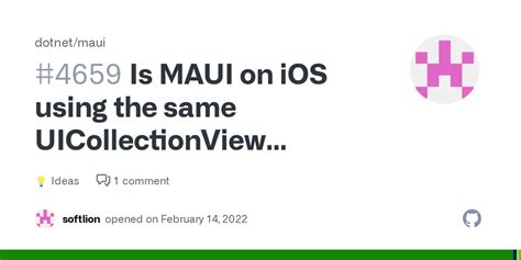Is MAUI On IOS Using The Same UICollectionView Wrapping Code As Xamarin Dotnet Maui