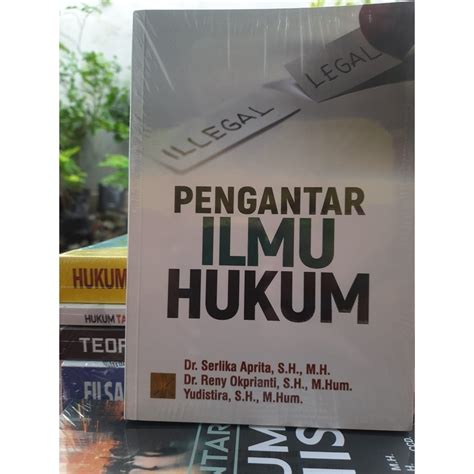 Jual Pengantar Ilmu Hukum Dr Serlika Aprita Pmg Shopee Indonesia
