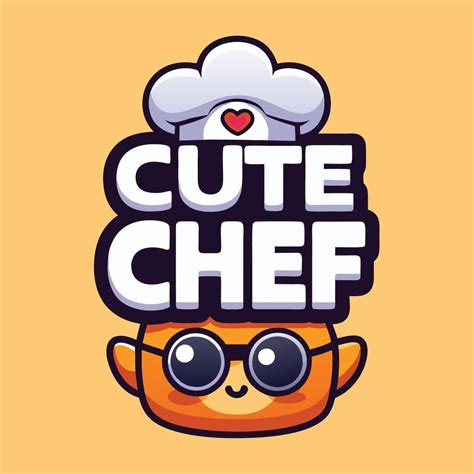 Cute Chef Logo Design 53669489 Vector Art At Vecteezy