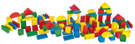 Blocs En Bois Colorés 100 Pièces Eichhorn