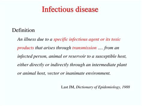 PPT Principles Of Infectious Disease Epidemiology PowerPoint