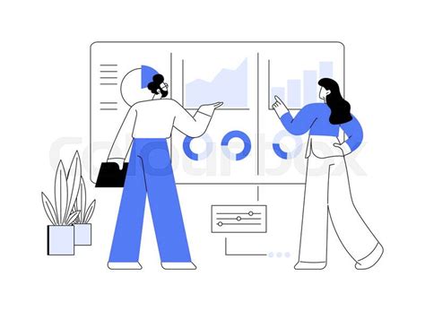 Analyzing Business Data Abstract Concept Vector Illustration Colourbox