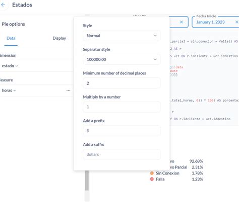 Metabase Dashboard Displays Incorrect Decimal Precision In Graphs Bug