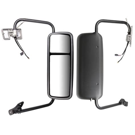 Pair Complete Mirrors Primed For 2005 2018 Freightliner Century