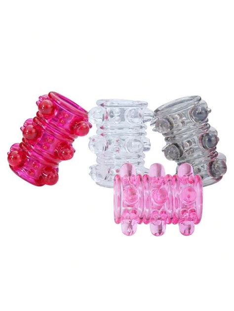 Penis Sleeves 3sets Color Random Erotic Urethral Lock Semen Lock Ring