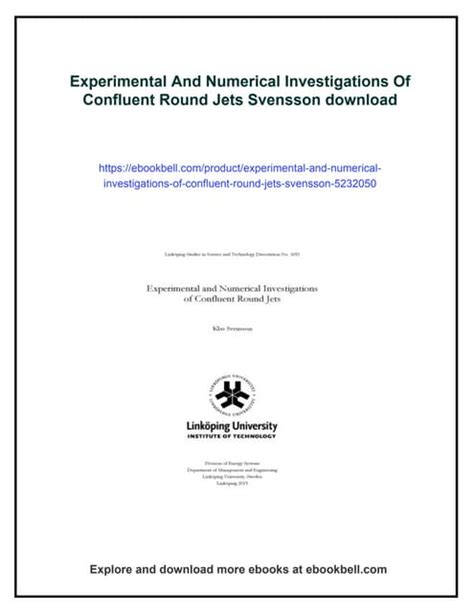 experimental and numerical investigations of confluent round jets