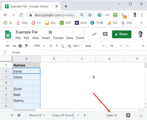 Contar celdas si no están en blanco celdas no vacías en Google Sheets Formulas Google