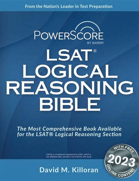 Lsat Bible Powerscore Lsat Logical Reasoning Bible Paperback