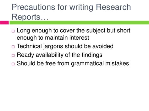 Types Of Report Writing In Research Methodology Ppt Design Talk