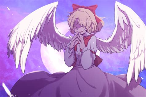 Safebooru 1girl Blonde Hair Bow Breasts Brown Jacket Commentary Commentary Request Crescent